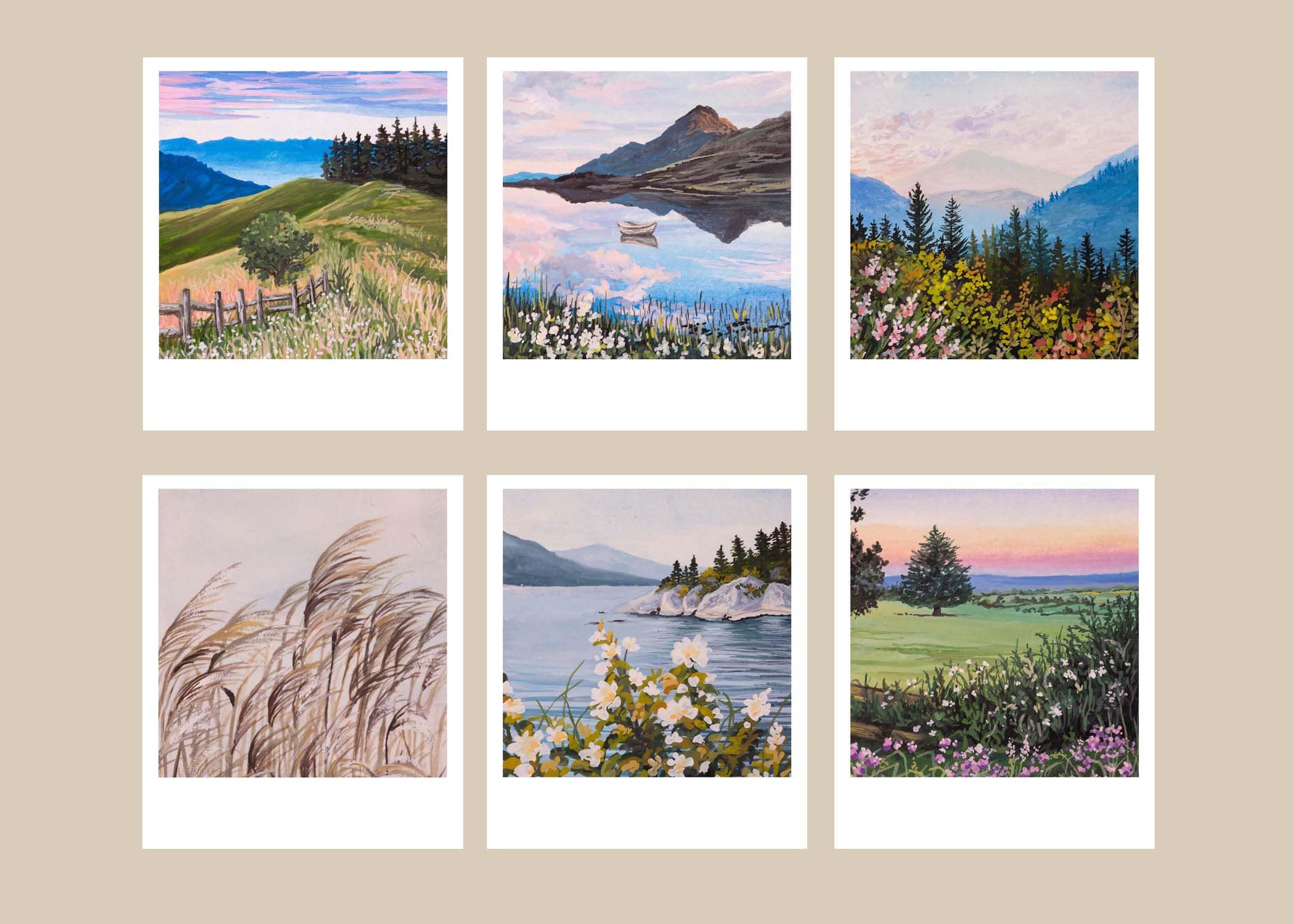 Polaroid Pictures Nature