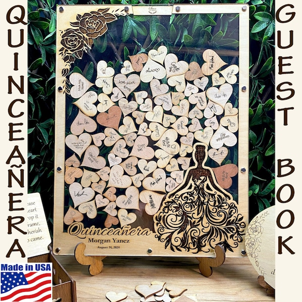 Xv Guest Book - Etsy