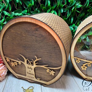 LOCKABLE Card Box With Wedding Bells, Fully Assembled, NOT A KIT ...