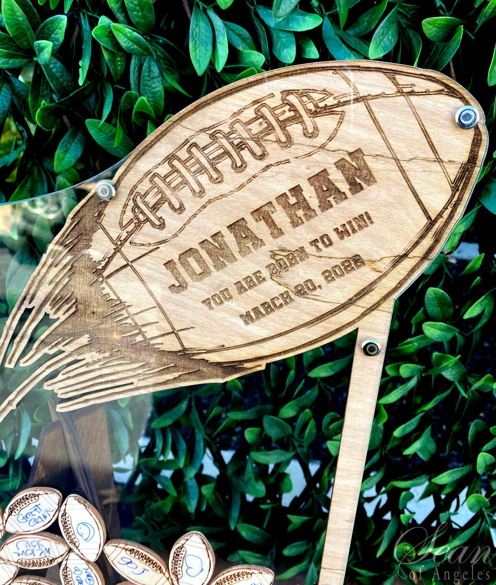 FOOTBALL GUEST BOOK, Football Goal Post Guest Book, Football Super Bowl ...