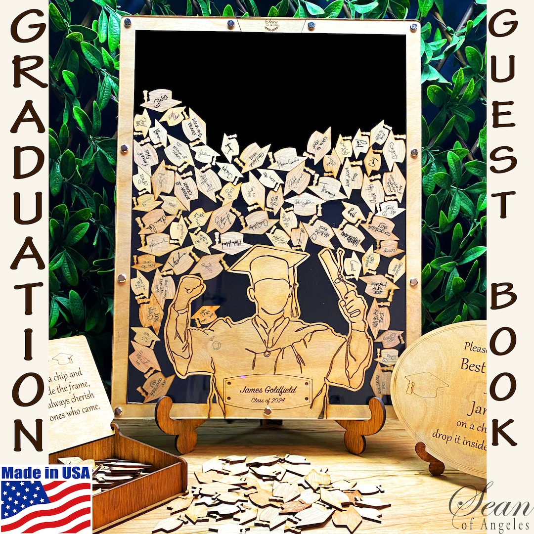 GRADUATION Guest Book Alternative, Graduation Ceremony Guest Book ...