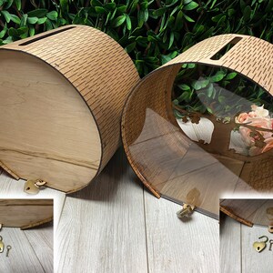 LOCKABLE Card Box With Wedding Bells, Fully Assembled, NOT A KIT ...