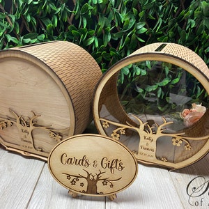 LOCKABLE Card Box With Wedding Bells, Fully Assembled, NOT A KIT ...