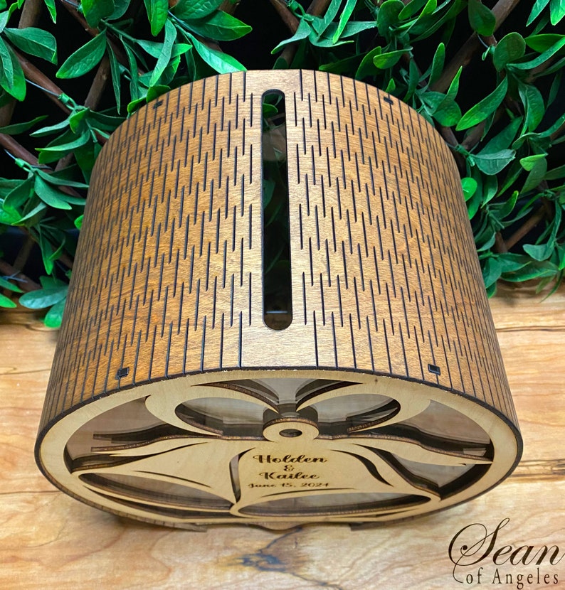 LOCKABLE Card Box With Wedding Bells, Fully Assembled, NOT A KIT ...