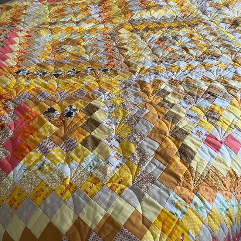 Cloud Clamshell // Digital Edge-to-edge Quilting Pattern for Longarm ...