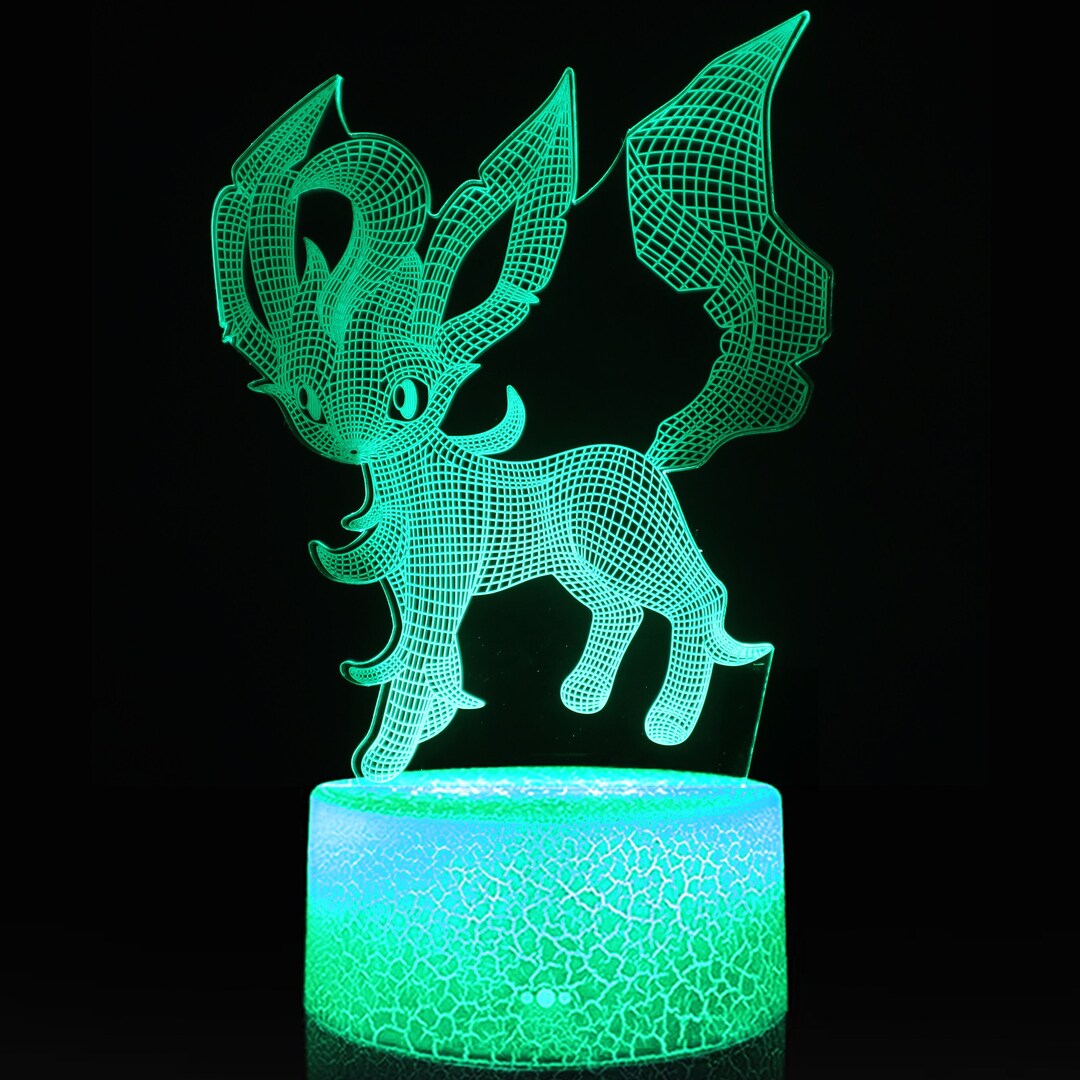 Leafeon 16 Color Changing LED Light up Acrylic Display W/ - Etsy