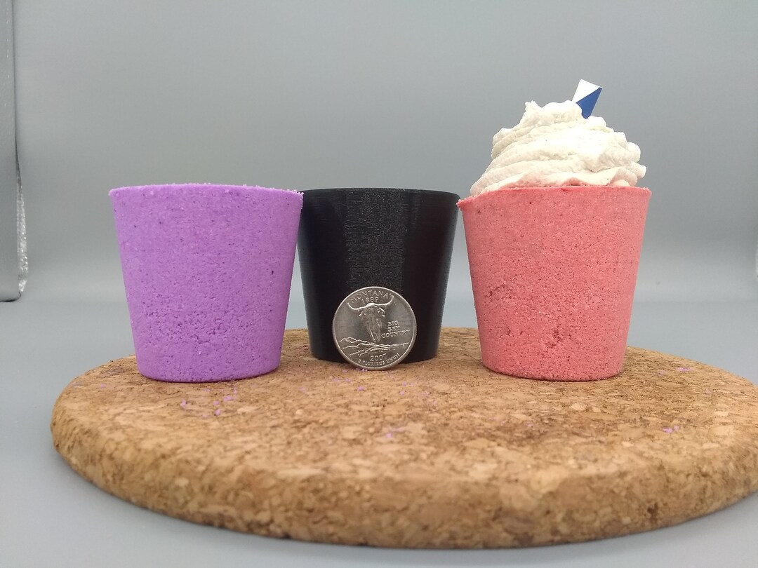 Mini Frappe Bath Bomb Mold Cup, Frappe Frappuccino Mini Solo Hand Press ...