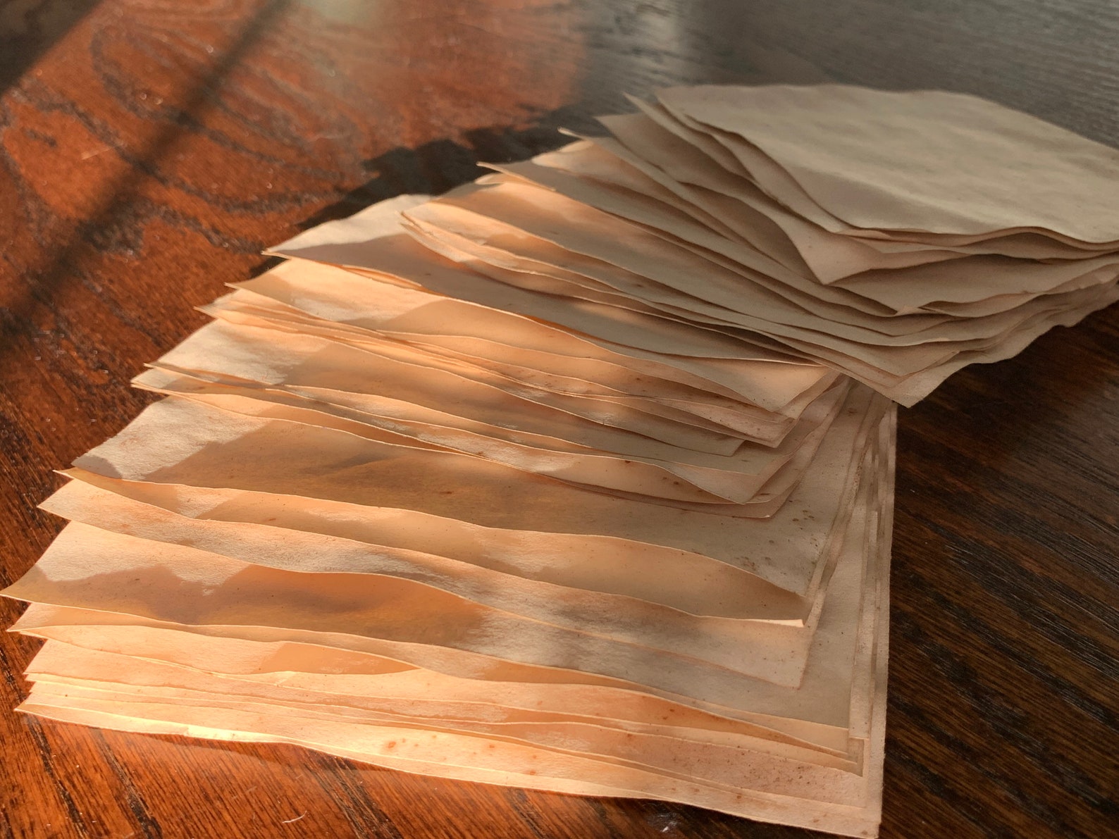 Coffee and Tea Stained Paper/journal Small, Aged, Burned, Vintage ...