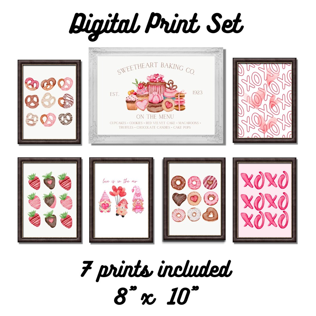 Valentines Day Printable, Valentines Day Printable Wall Art, Valentines ...