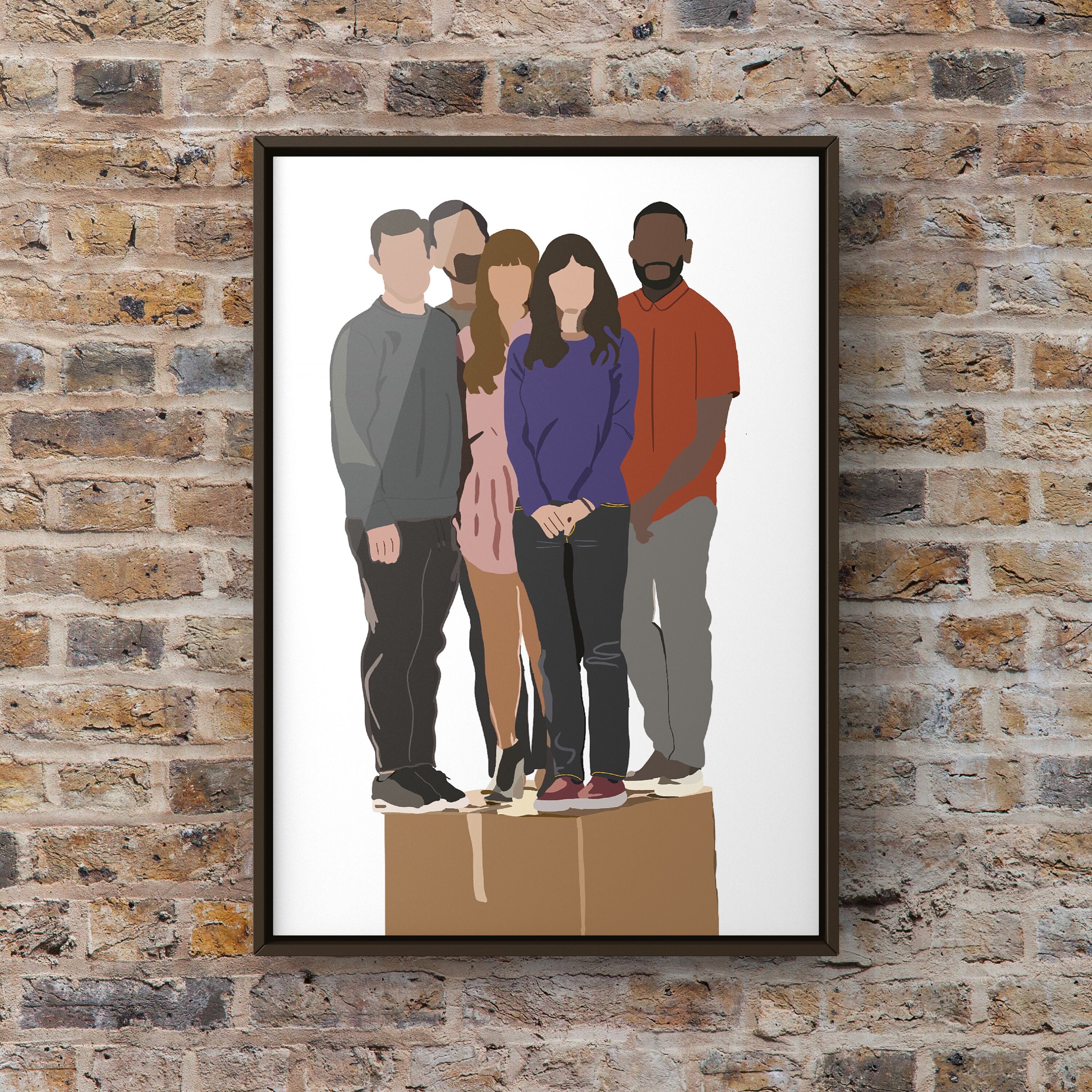 New Girl Print, New Girl Poster, New Girl Merch, TV Show Print, New ...