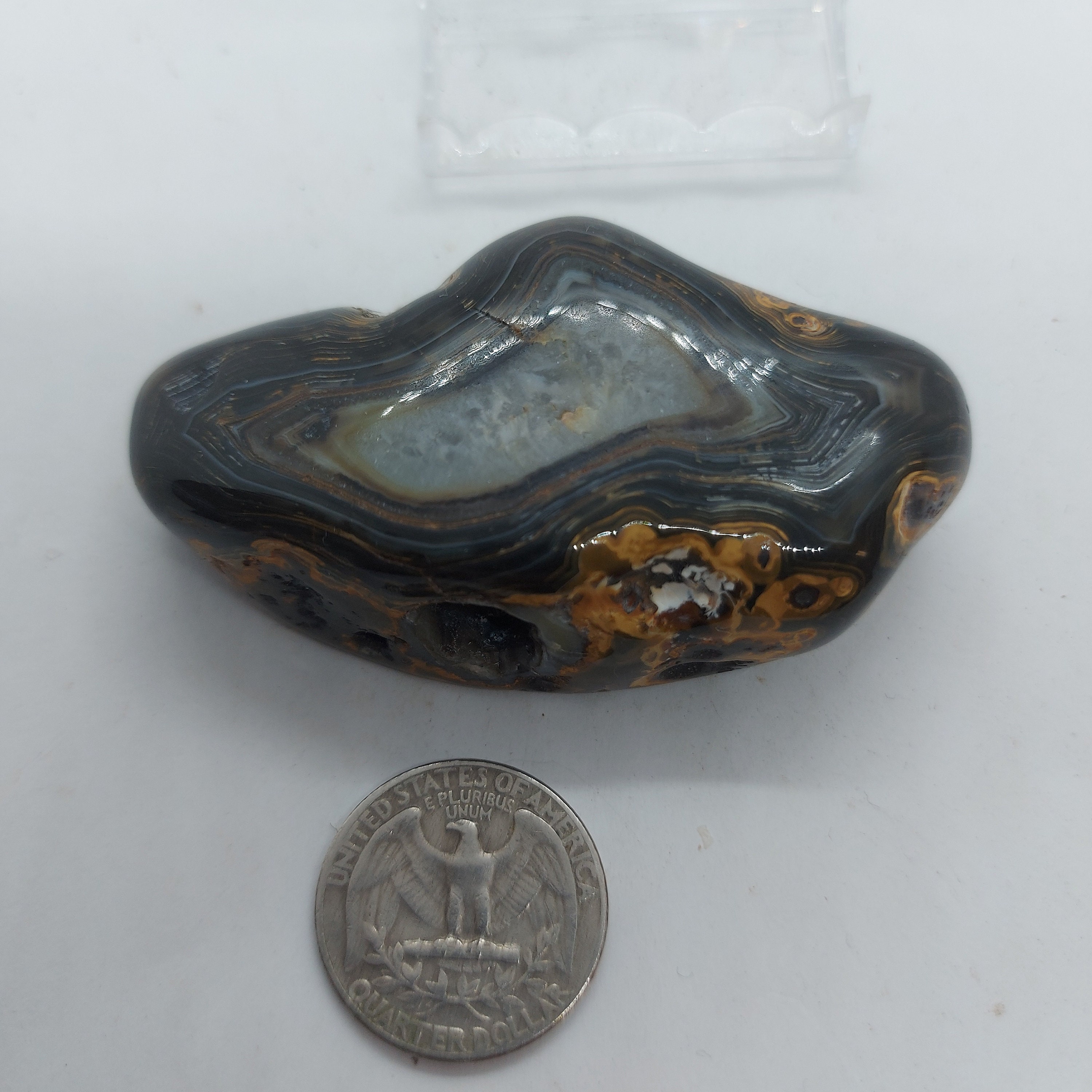 Island Agate/agate Nodule/polished Half Agate/ Agate - Etsy