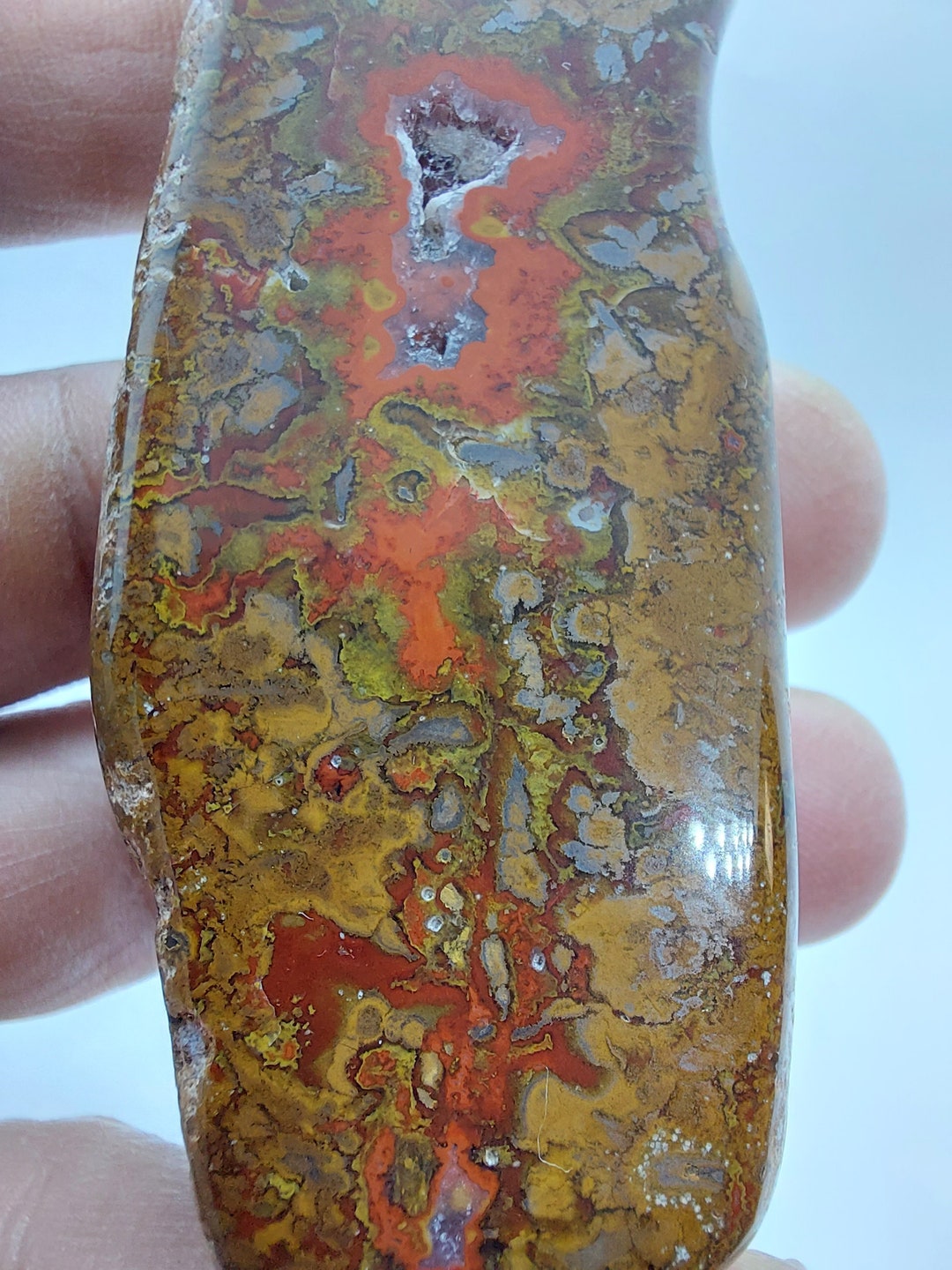 Moroccan Agate Slab/agate/polished Agate/large Moroccan Agate Slab - Etsy