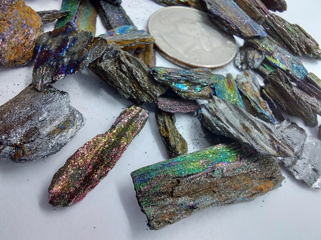Iridescent Hematite/raw Hematite - Etsy