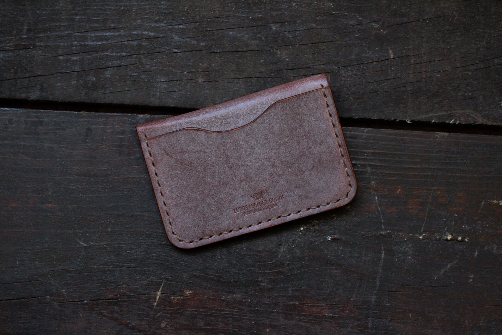 Horizontal Card Wallet Minimalist Card Wallet 8 Card Wallet - Etsy