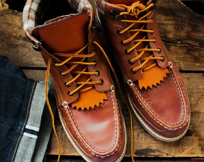 Boot Kiltie, False Tongue, Boot Tongue Guard, Leather Boot Re Style ...