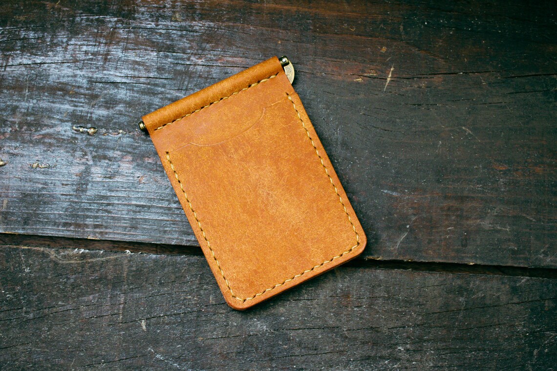Money clip wallet spring clip wallet minimalist wallet | Etsy