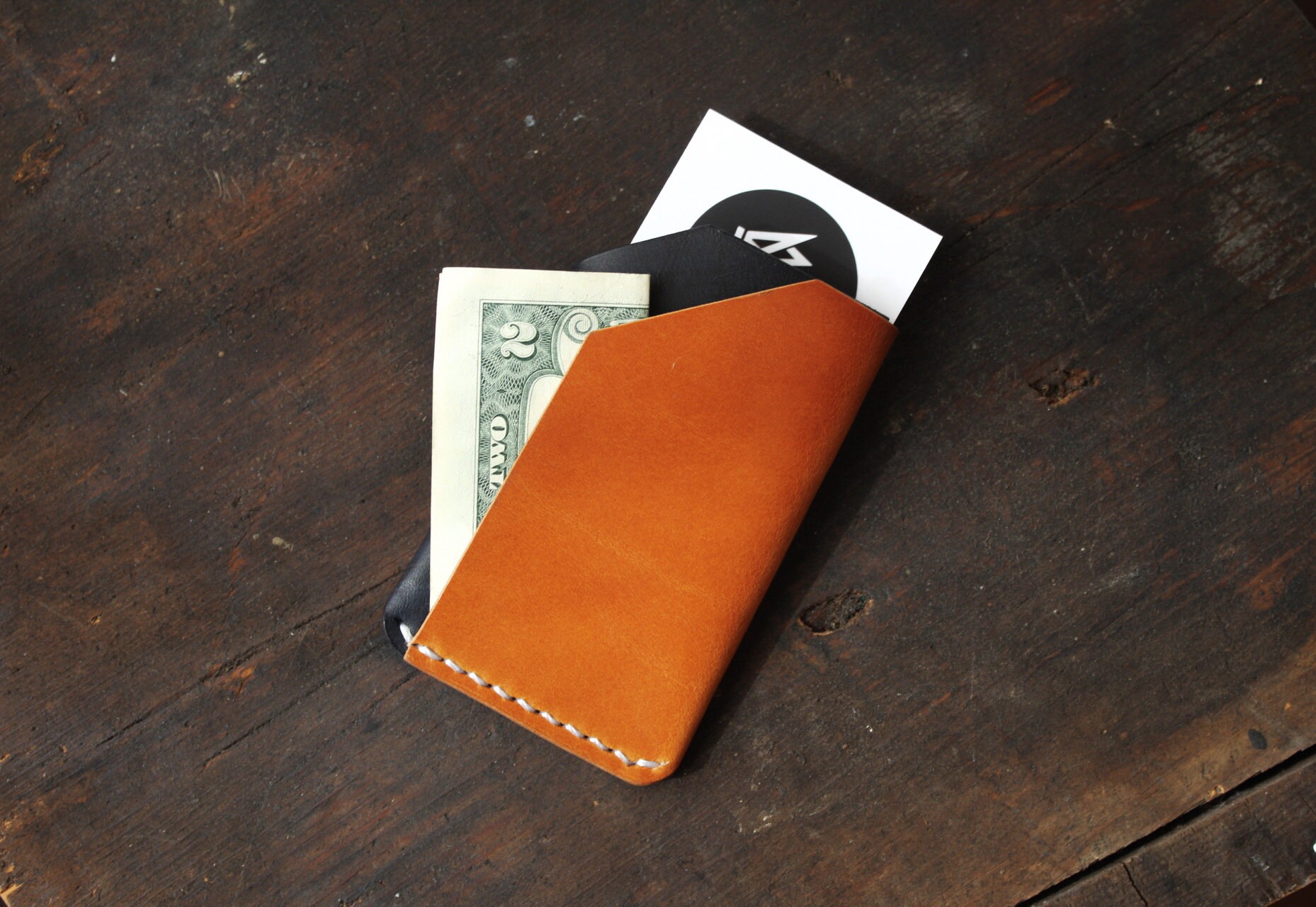 Minimalist Wallet Leather Wallet Card Holder Edc Wallet | Etsy