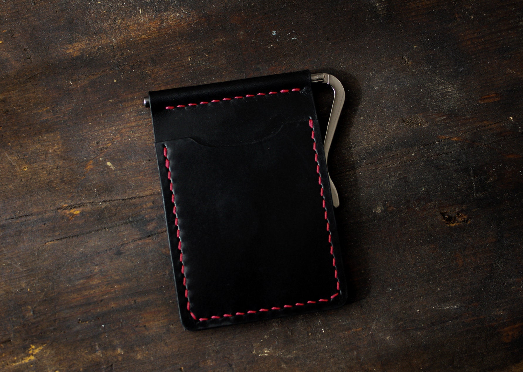 Money clip wallet spring clip wallet minimalist wallet | Etsy