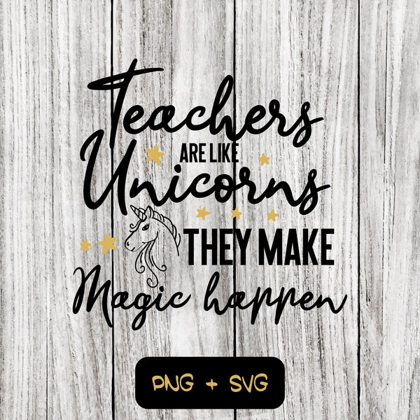 Teachers Are Like Unicorns Sublimation - Etsy