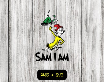 Sam I Am Svg - Etsy UK