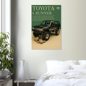 Toyota 4 Runner Vintage 4x4 1st Gen Poster - Etsy