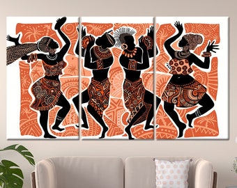 African Dance Painting - Etsy