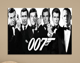 007 Poster Painting - Etsy