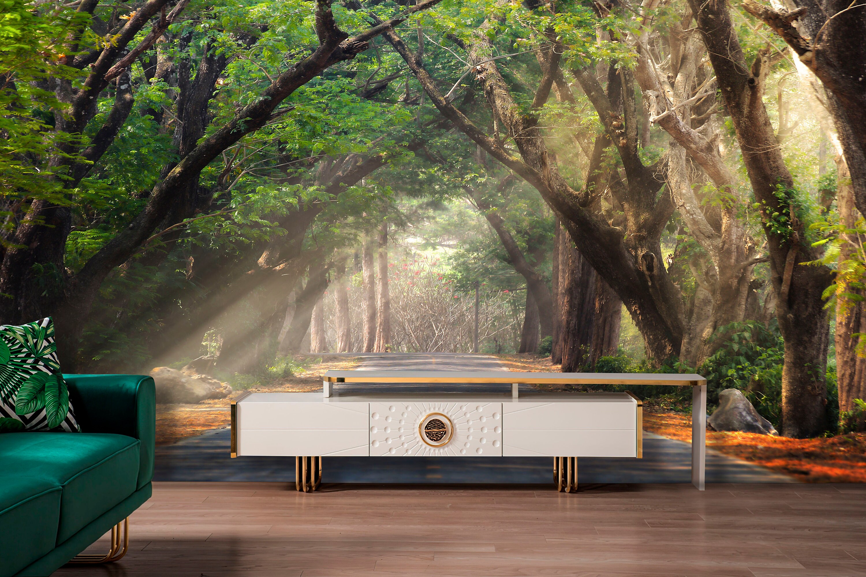 3d Forest Background