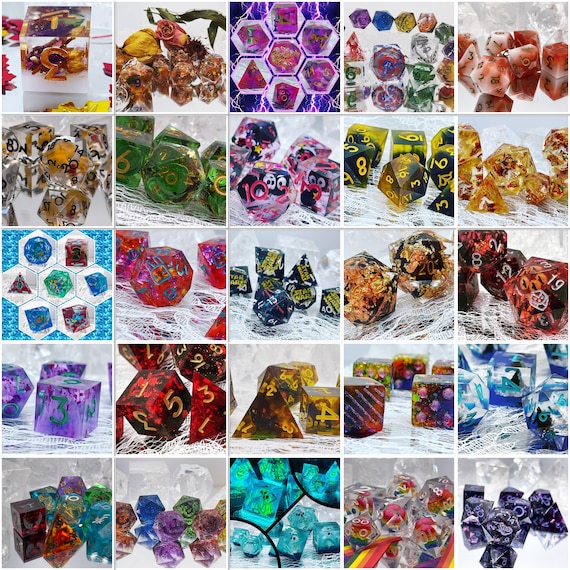 Your Custom Dice Set details in Description - Etsy
