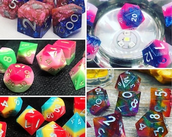 Trans Pride Dice Custom Dnd Dice Handmade Dice Custom Dice - Etsy