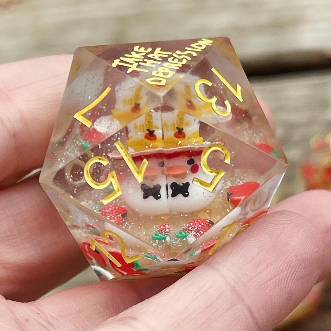 Lucifer Duck D20 (jumbo, Sharp Edge, Read Description) - Etsy