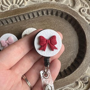 Bow Badge Reel - Etsy