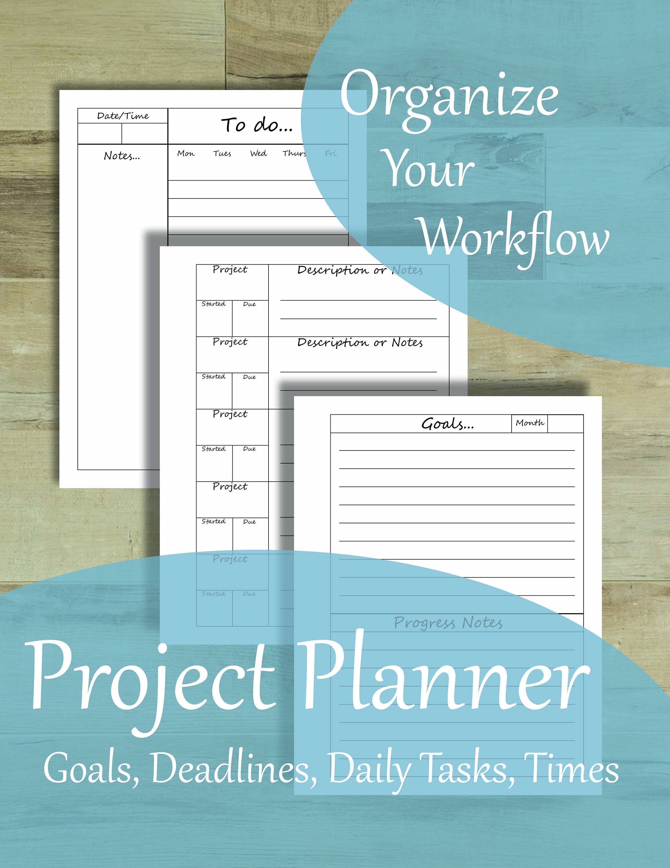 Printable Freelance Project Planner - Etsy