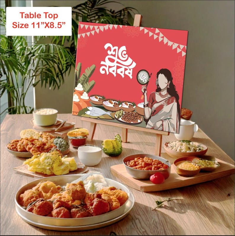 Bangla Pohela Boishakh Sign | Bengali New Year Poster | Bangladeshi ...