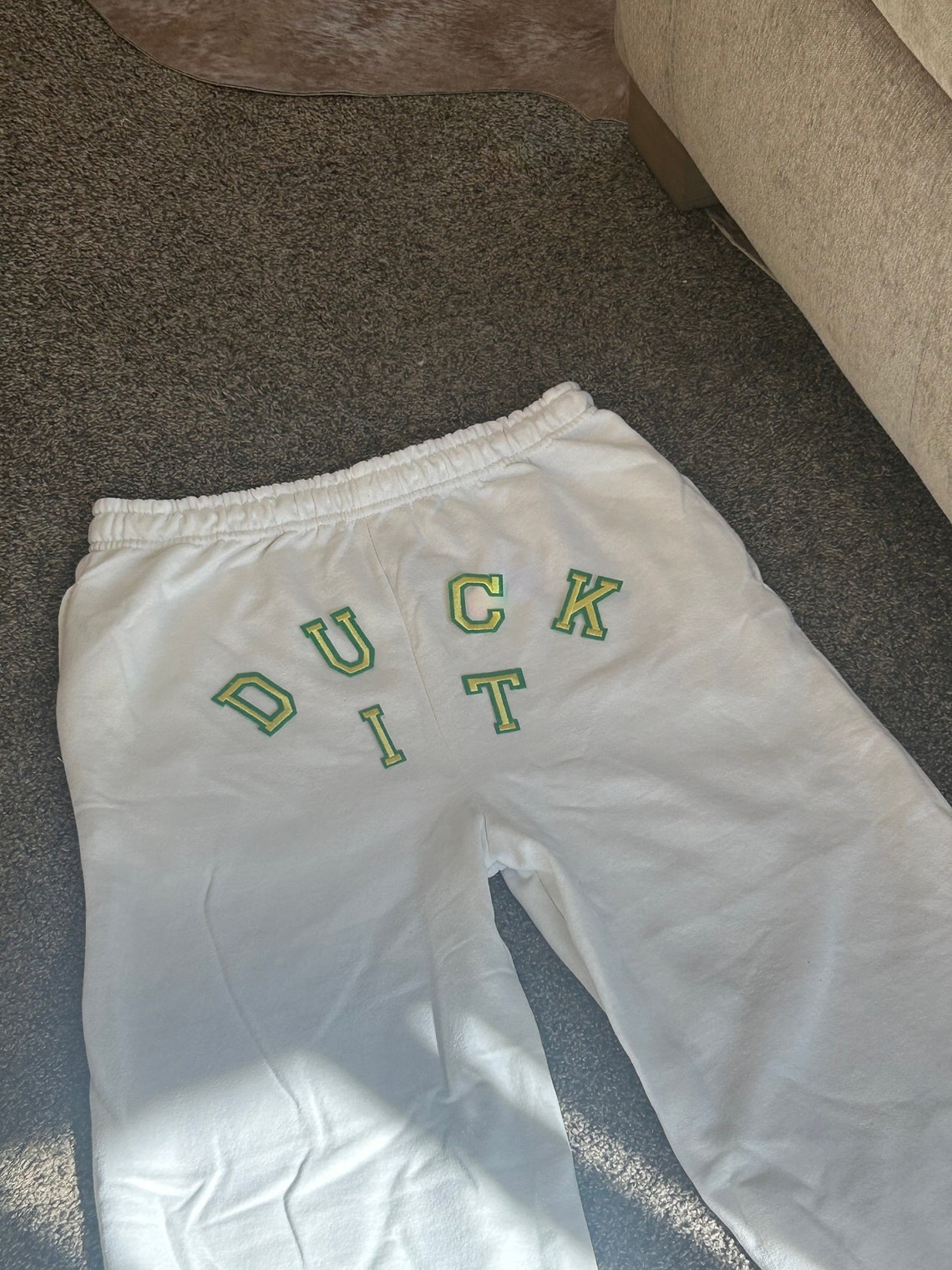 Duck It Sweatpants Unisex (university of Oregon) - Etsy