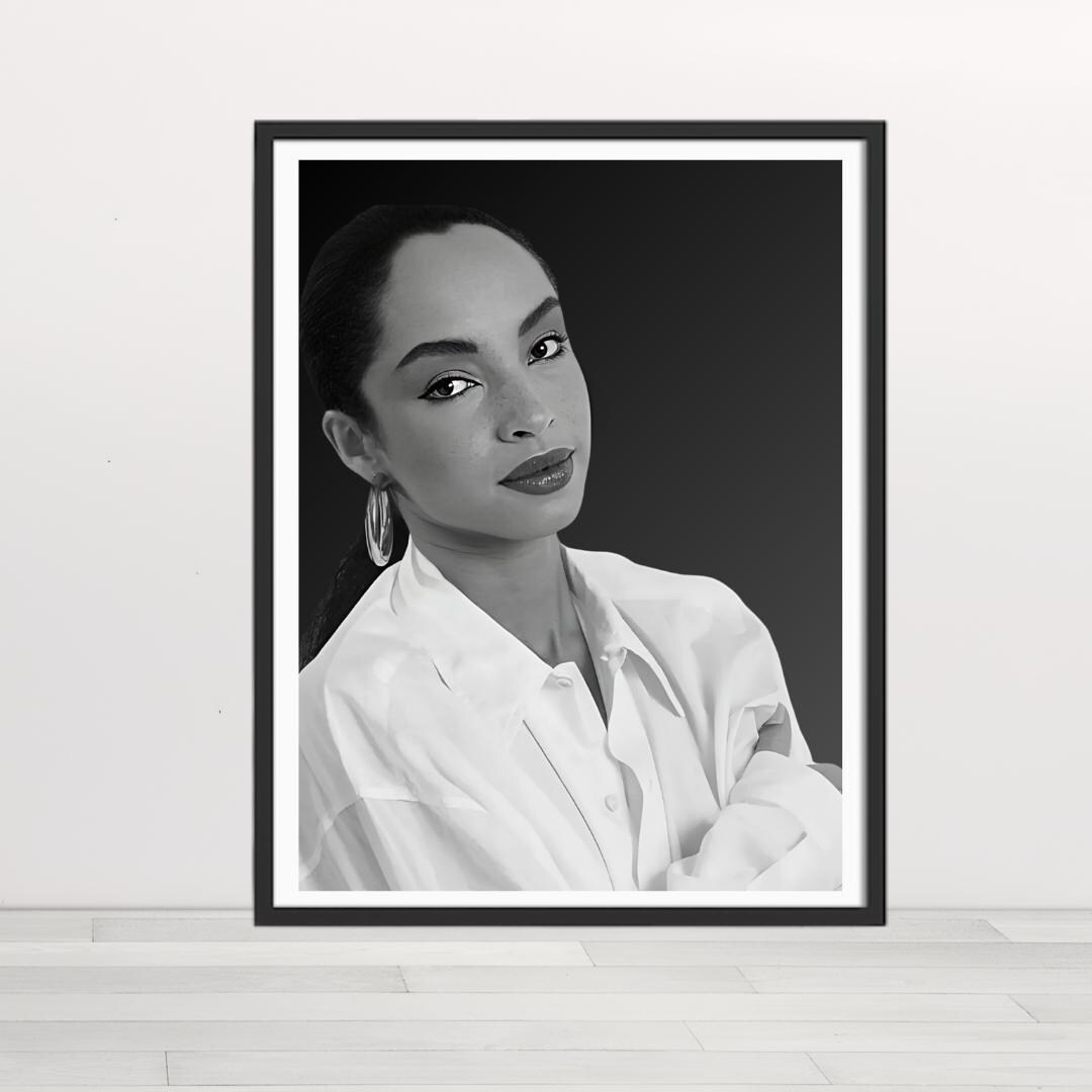 Sade Portrait, Print - Etsy