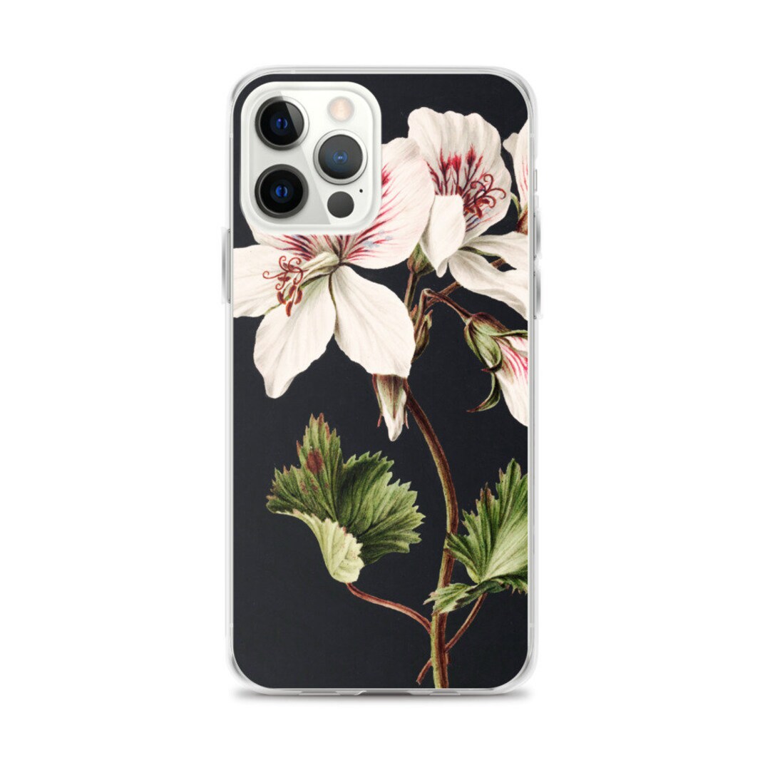 Vintage Flower iPhone 12 Case, iPhone 11 Case, Botanical iPhone SE Case ...
