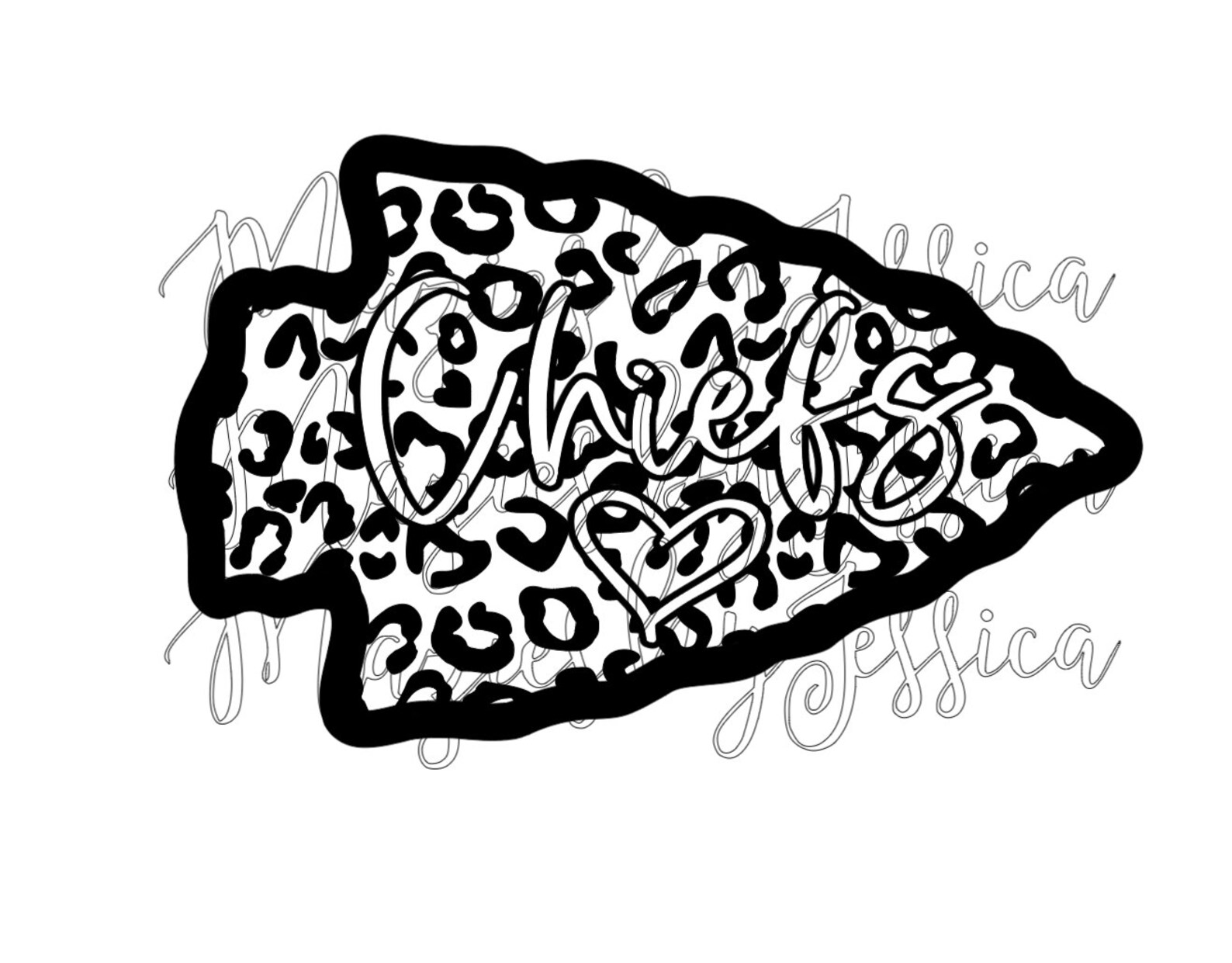 Leopard Chiefs SVG, Chiefs Mascot Svg, Chiefs Svg, Svg, Chiefs Cheer ...