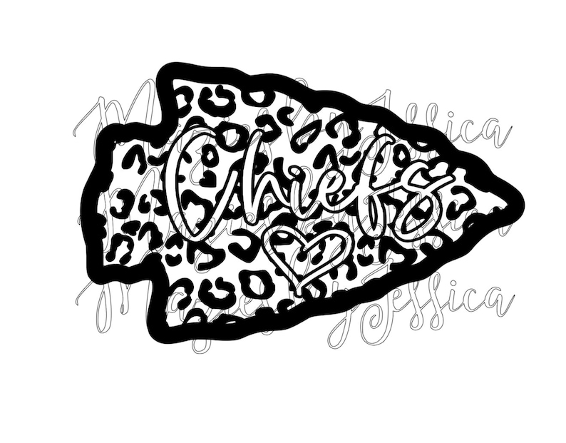 Leopard Chiefs SVG, Chiefs Mascot Svg, Chiefs Svg, Svg, Chiefs Cheer ...