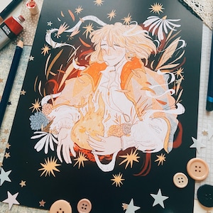 Howl's Moving Castle art Print - Etsy