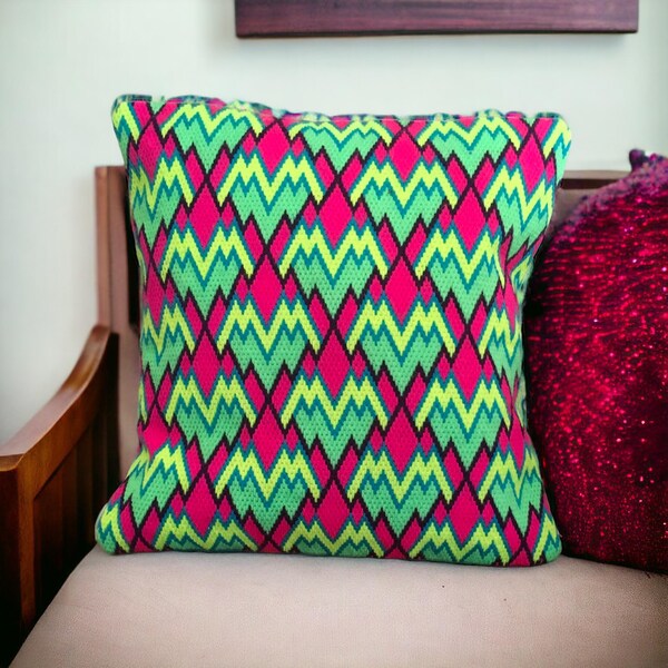 Neon Pillow - Etsy
