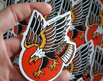 Eagle Eye Temporary Tattoo Sticker set of 2 - Etsy
