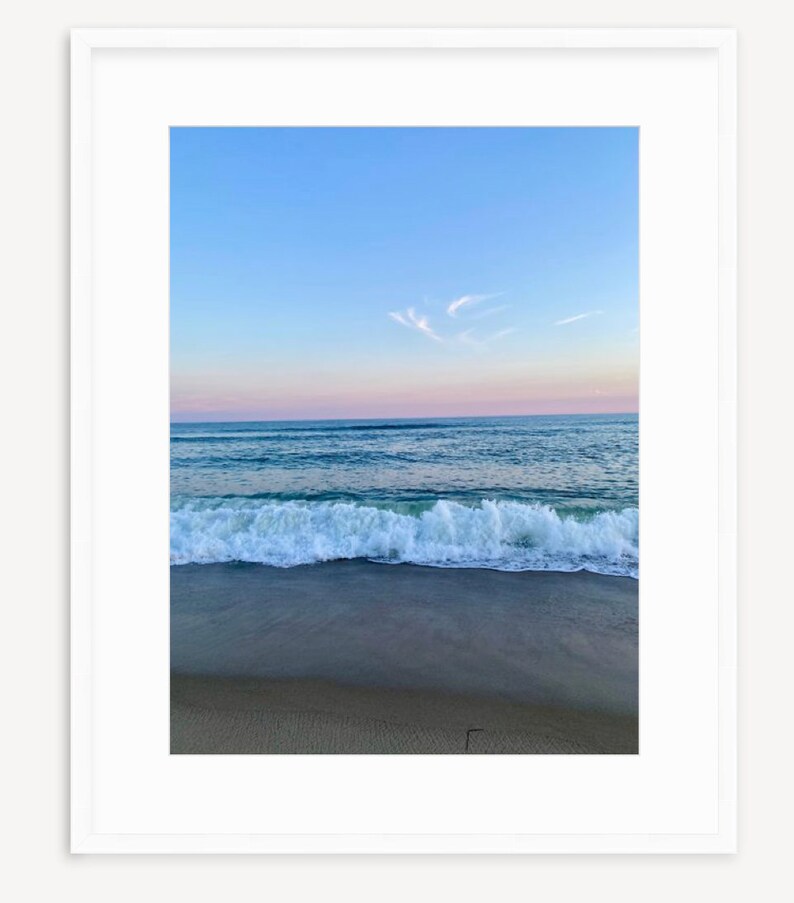 Madaket Beach Sunset Nantucket Framed Art Photo Print | Etsy