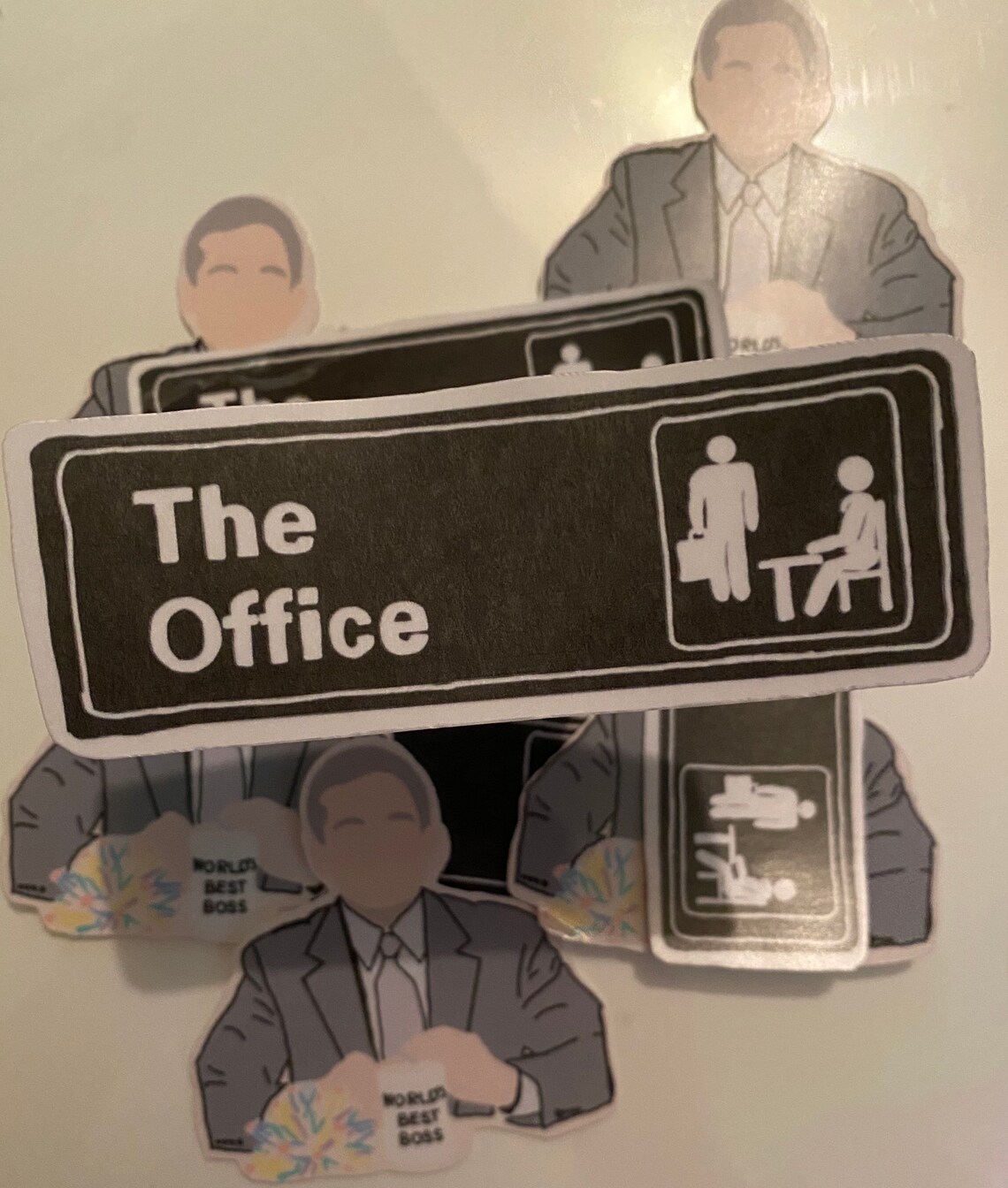 The Office Sticker, the Office Restroom Sign Sticker, Sticker, the ...