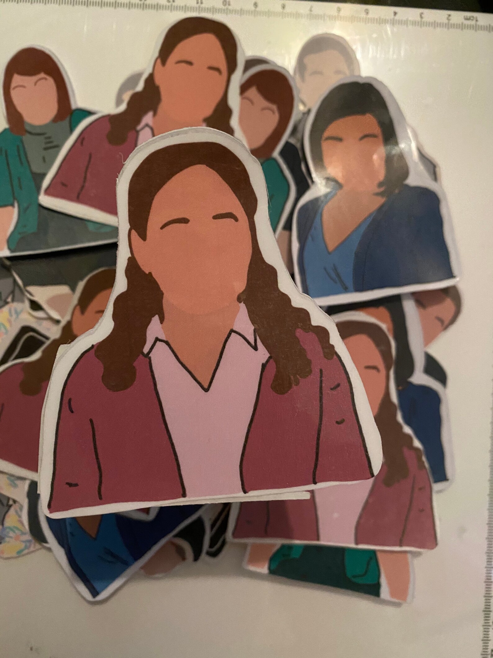 The Office Pam Beesley Sticker the Office Sticker Pam - Etsy