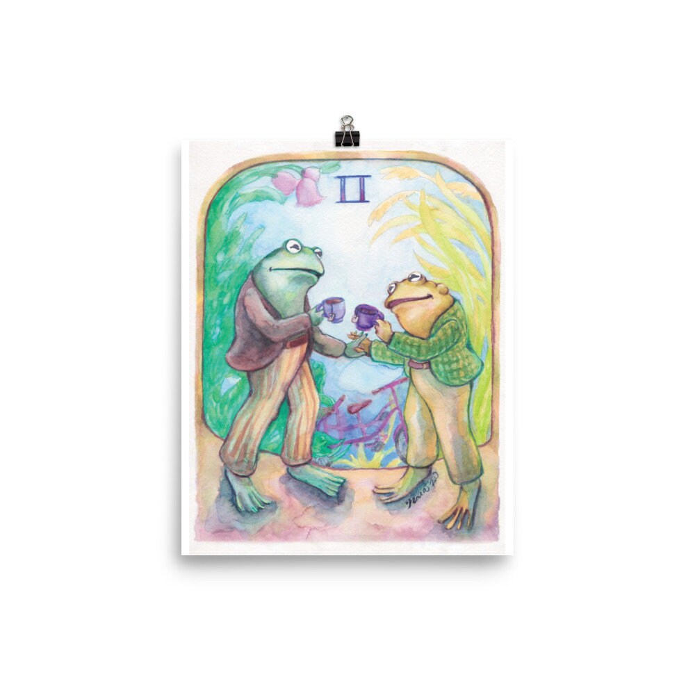 Frog and Toad II of Cups, Art Print - Etsy
