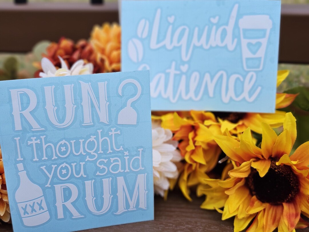 Beverage Themed Car Decals. - Etsy