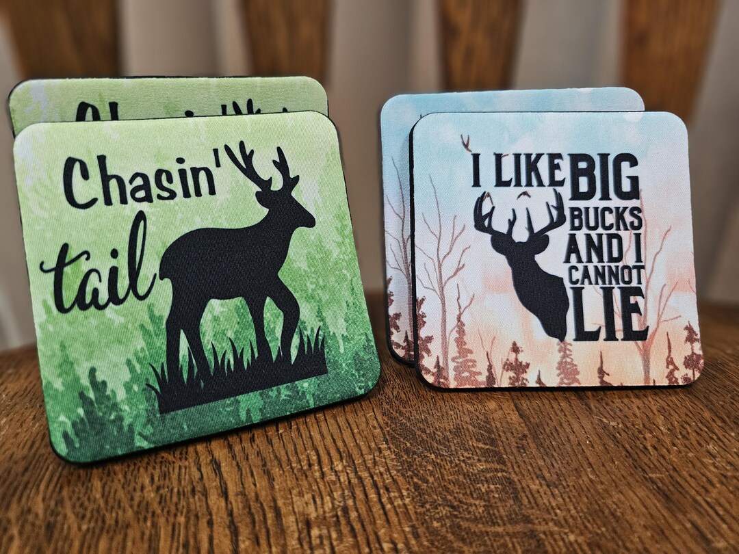 Hunting Themed Drink Coasters (set of 4) - Etsy