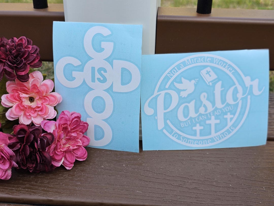 Pastor Themed Window Decals. - Etsy