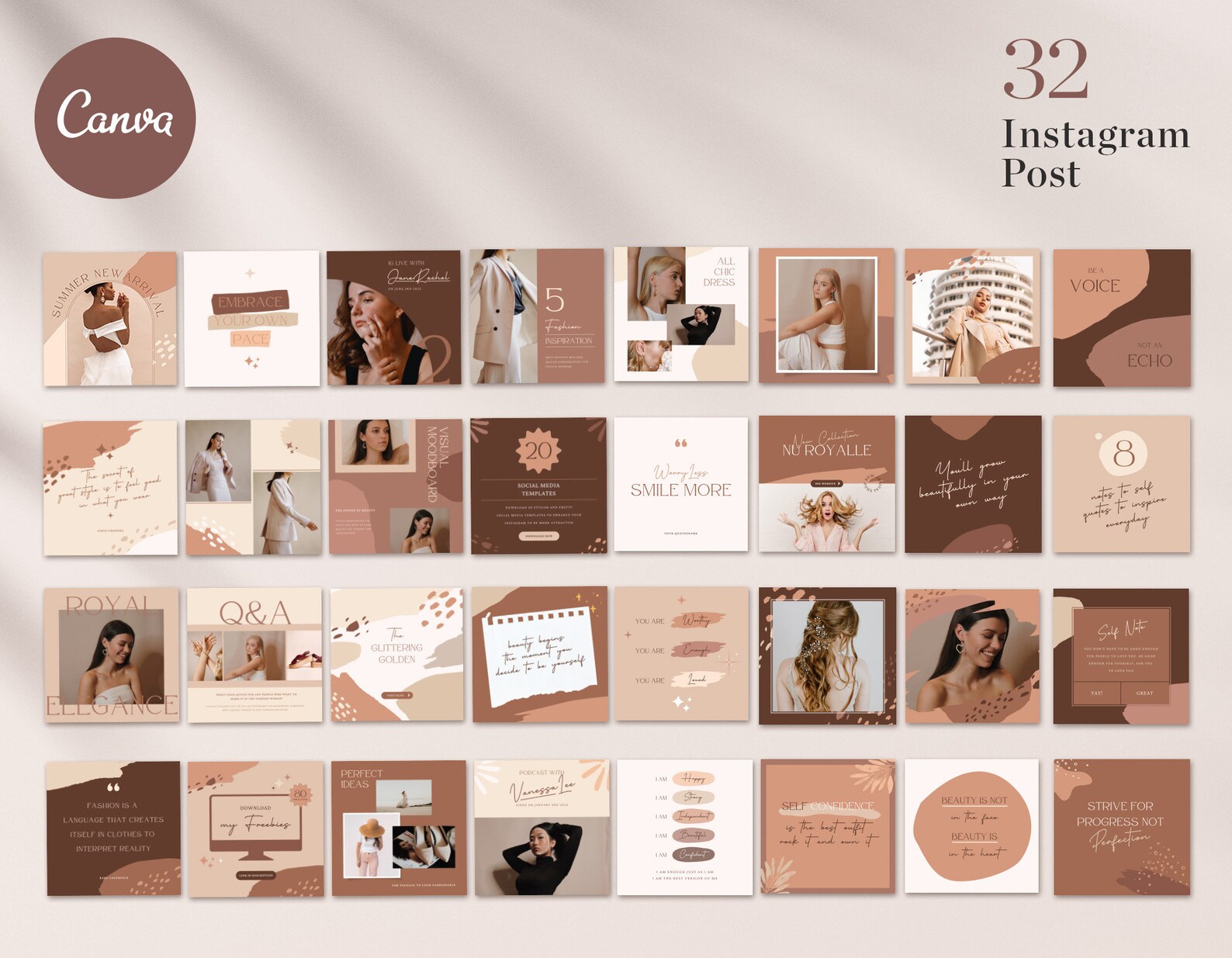 Instagram Post Canva Templates Modern Creative IG Instagram - Etsy